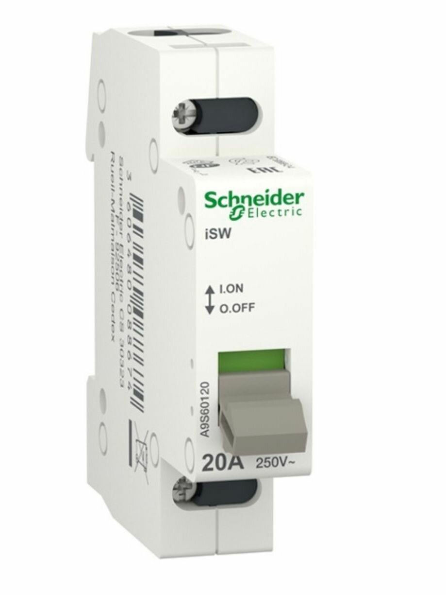 Выключатель нагрузки однополюсный 20А 15005 Schneider Electric