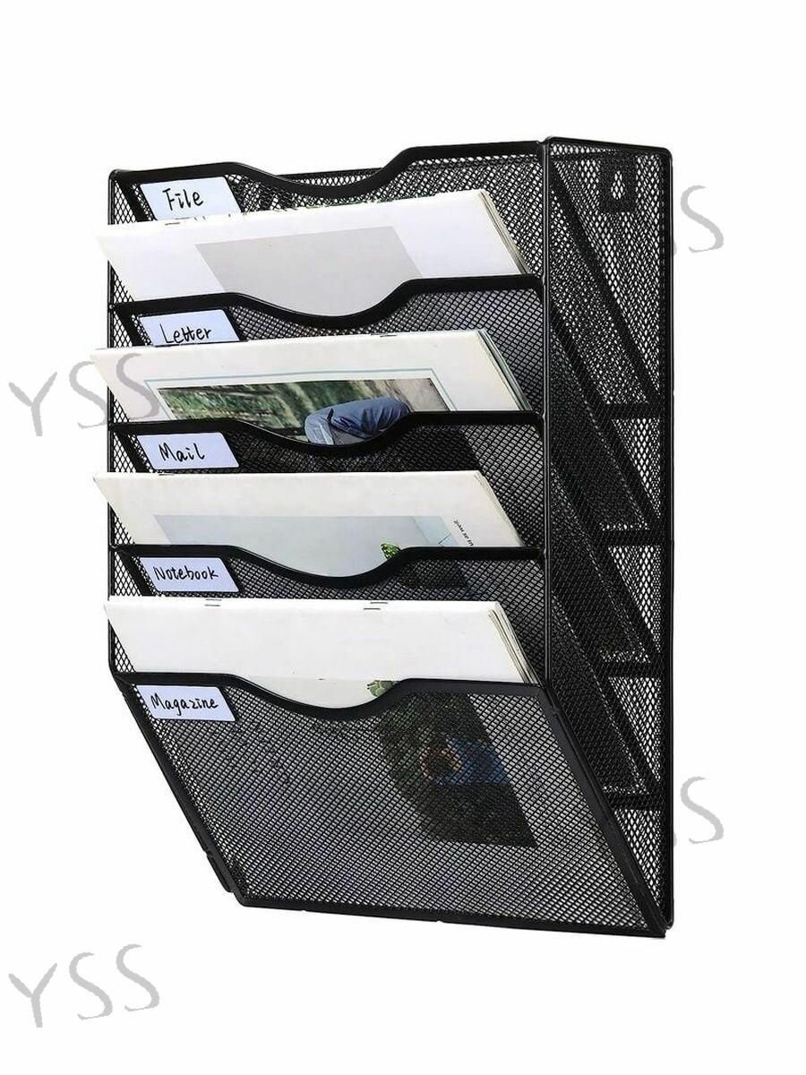 Лоток для бумаг металлический стойка для A4-размерных документов, многоуровневая организация для офиса