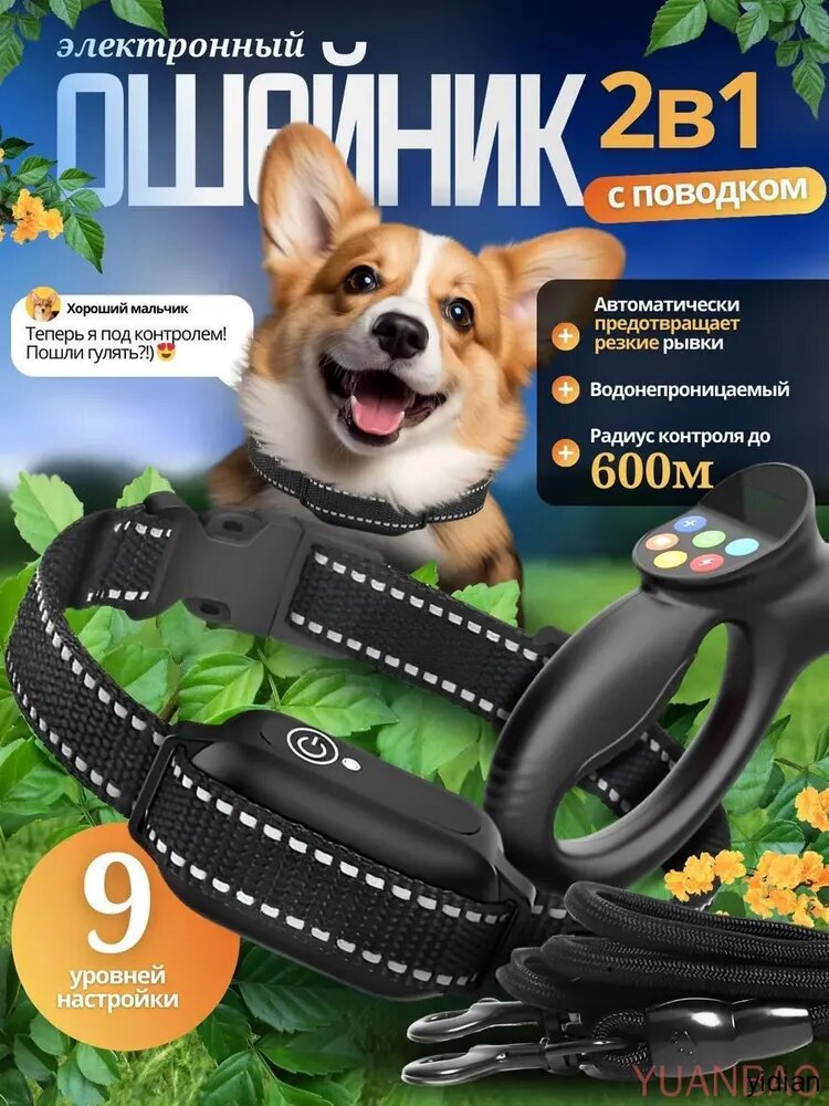 Новая модель Электронный ошейник для собак Тренировки на открытом воздухе