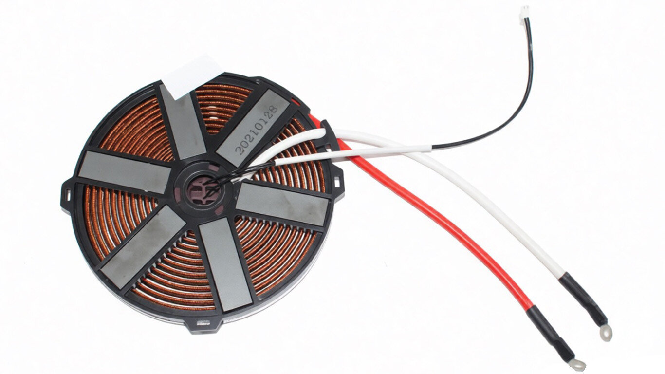 Конфорка индукционная для варочной поверхности, плиты Hansa BHIW68308 (D-160мм, размер проводов 220мм, провод датчика температуры 200мм, 20210128, снято с гарантийной техники)