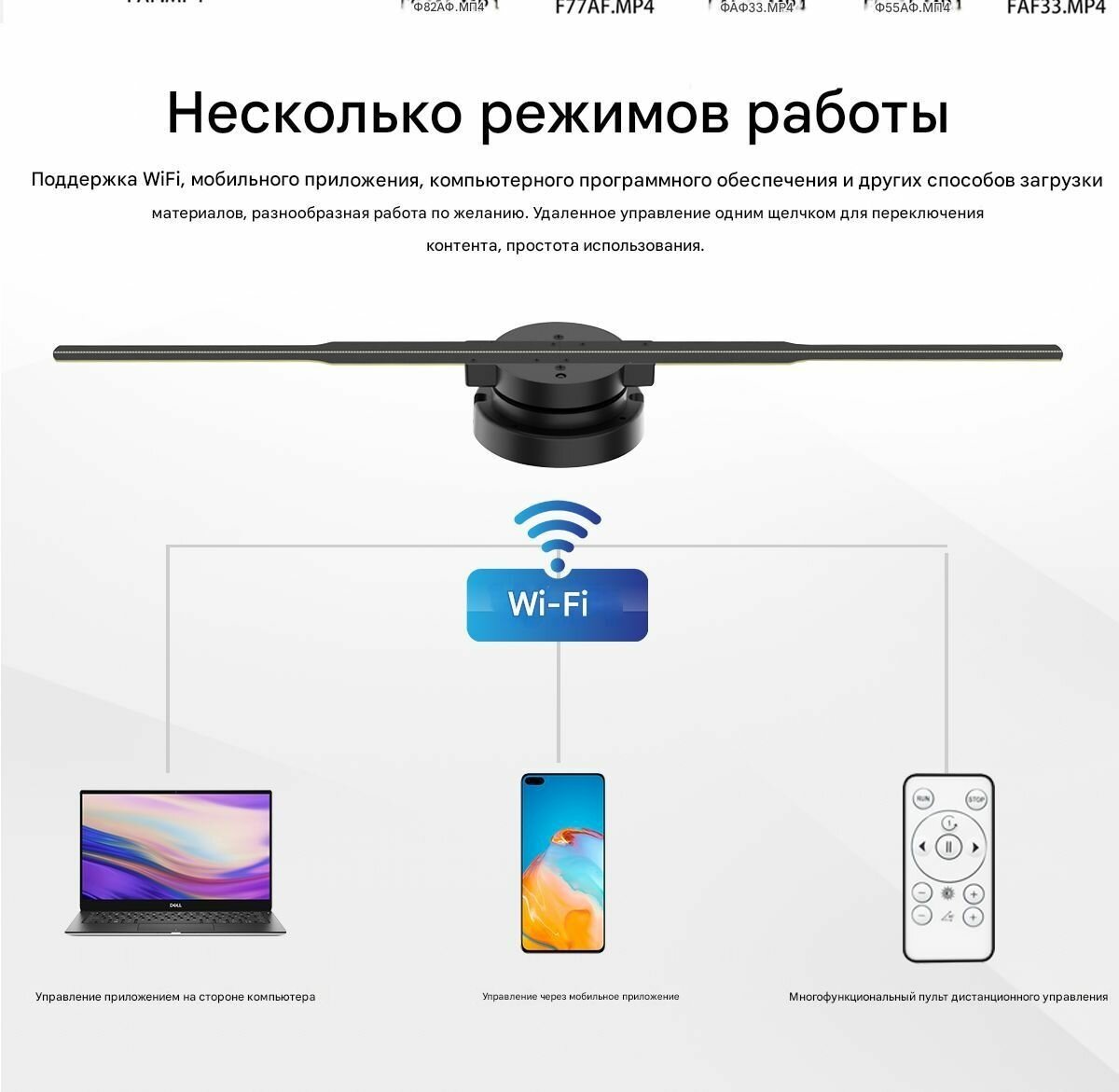 Эксклюзивный вентилятор с голографией