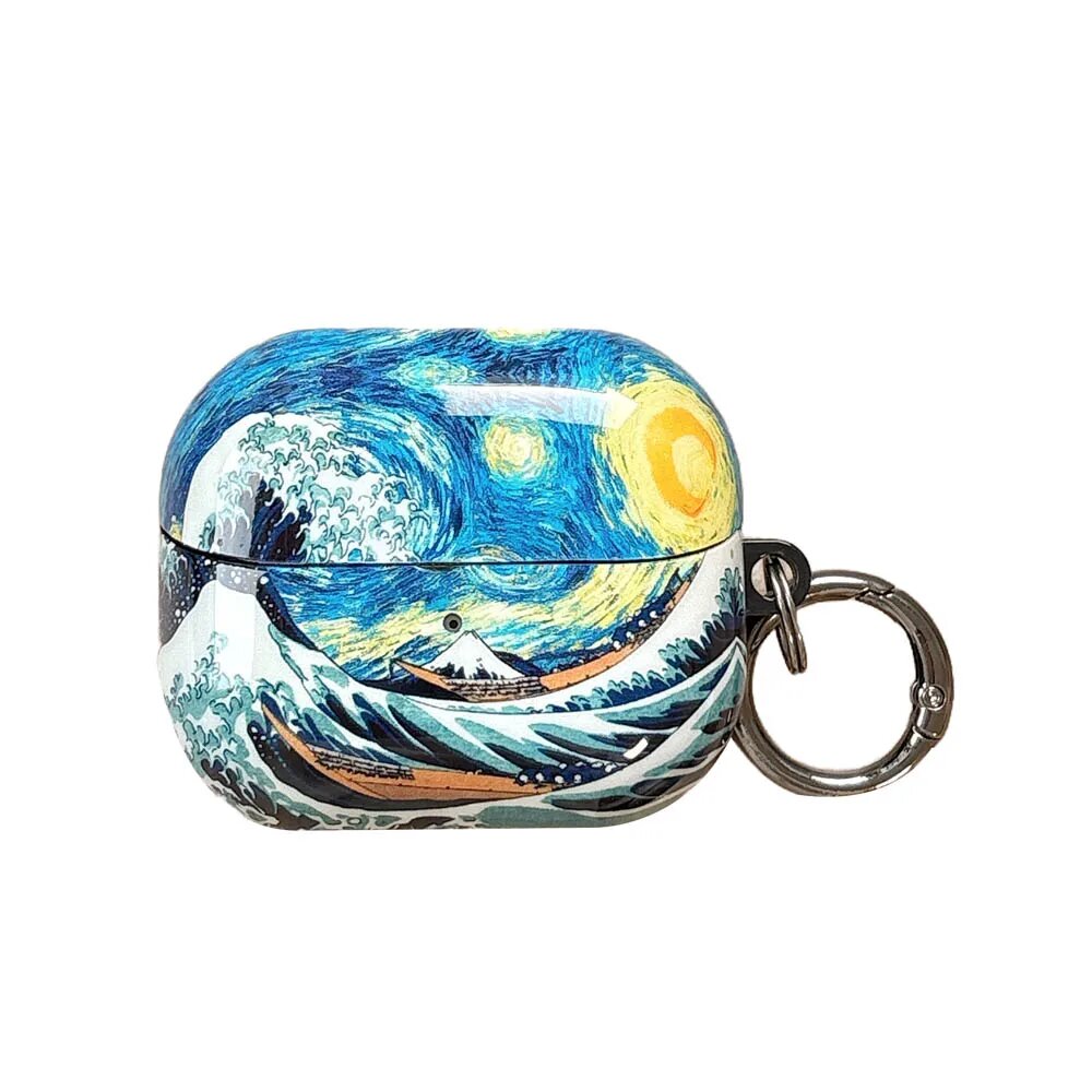 Чехол для наушников Sunflower Waves Snow Mountain для Samsung Galaxy Buds 3 Pro, чехол для Bluetooth-гарнитуры Buds3 Pro Funda с крючком