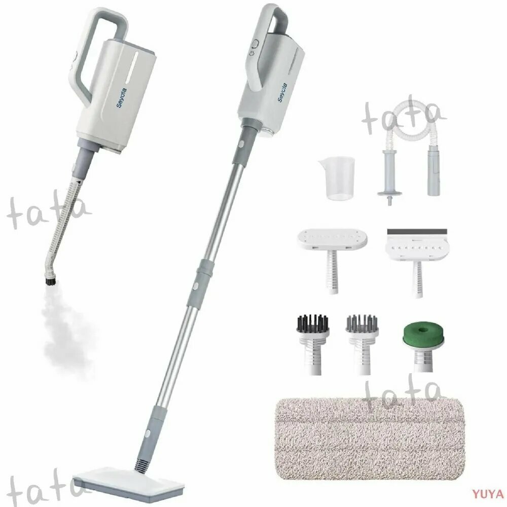 Пароочиститель Xiaomi； паровая швабра kitfort; HD-206 ;1800W- 6 шт U24Z F H53Q 1800 Вт, насадки - 1 шт