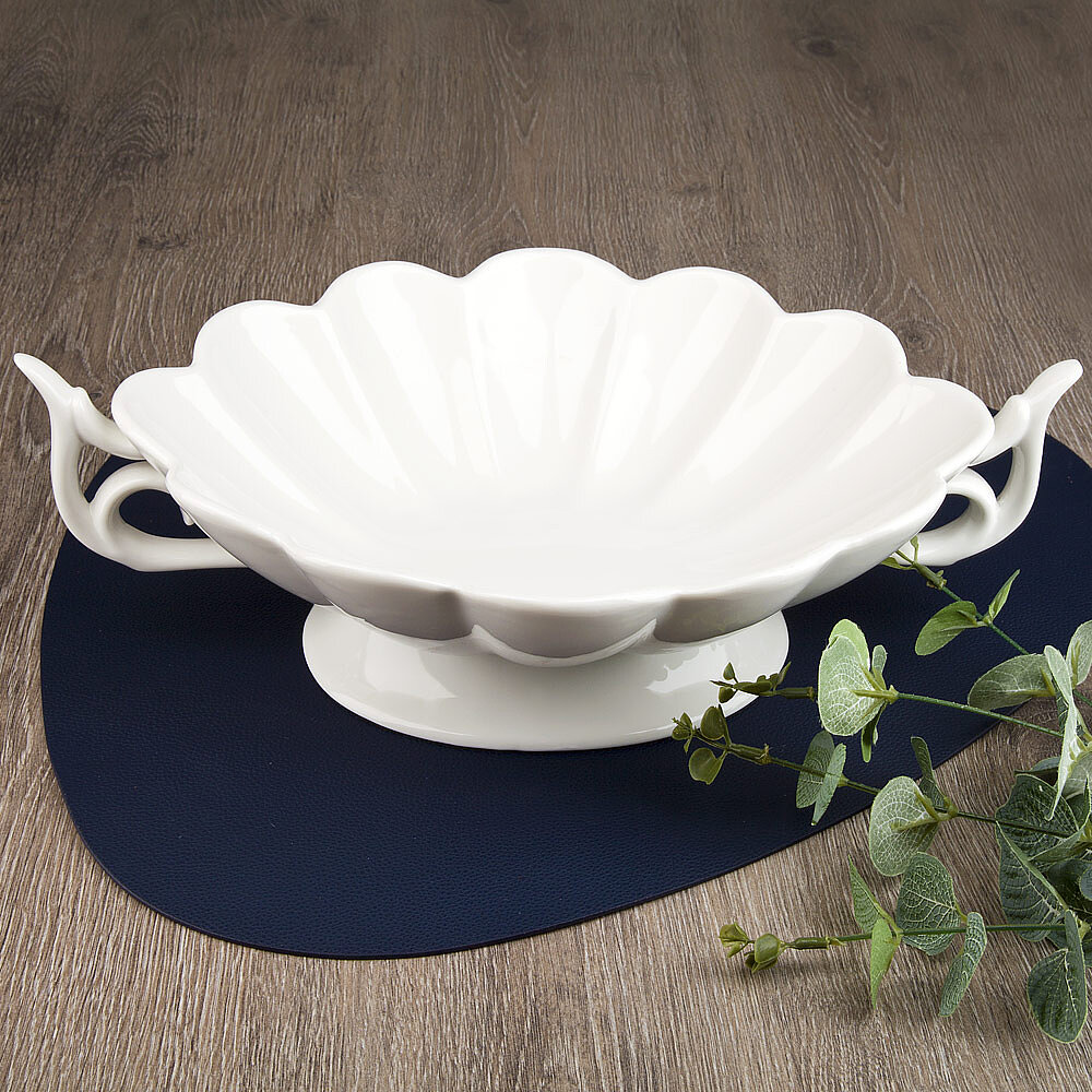 Салатник с ручками на ножке "Маршмеллоу", 1800 мл, Nouvelle, 0530144