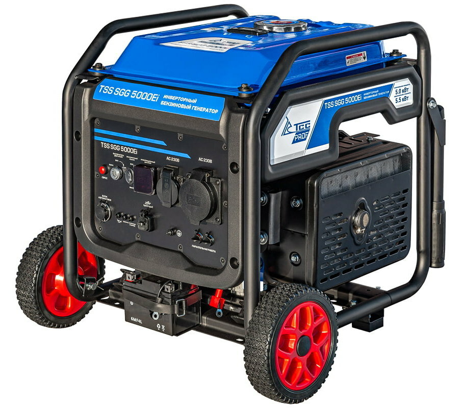 Генератор бензо инверторный TSS SGG 5000Ei, 230В, 5.0/5.5кВт, 42кг