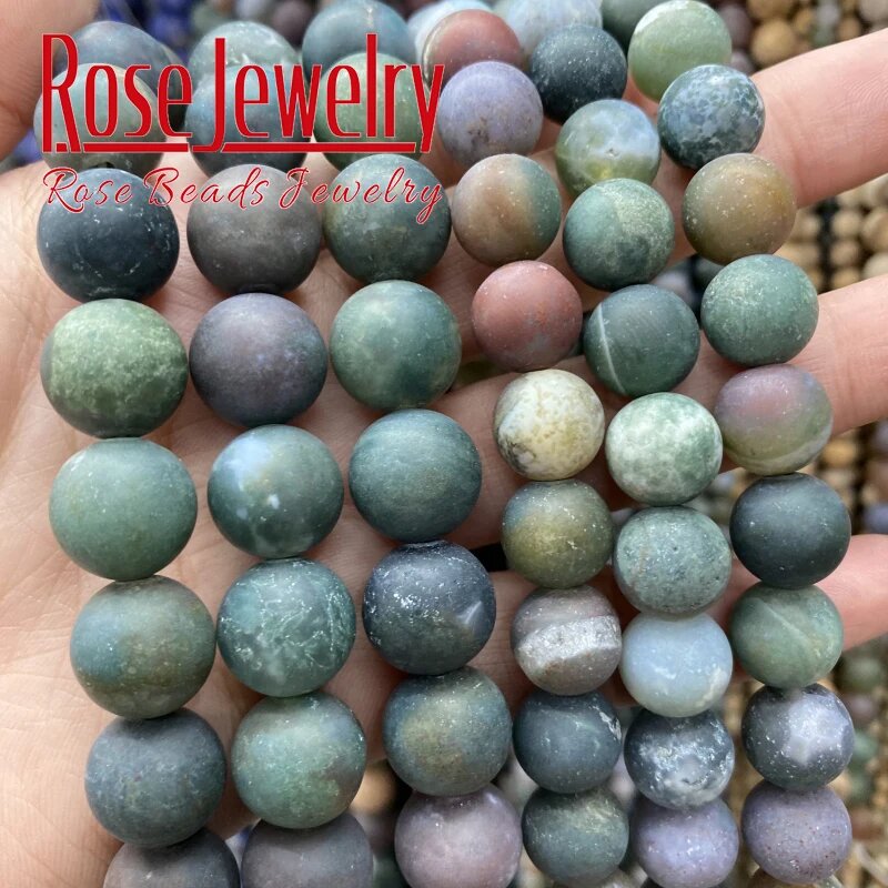 Бусины из агата 10 мм, 38 шт. Rose Jewelry