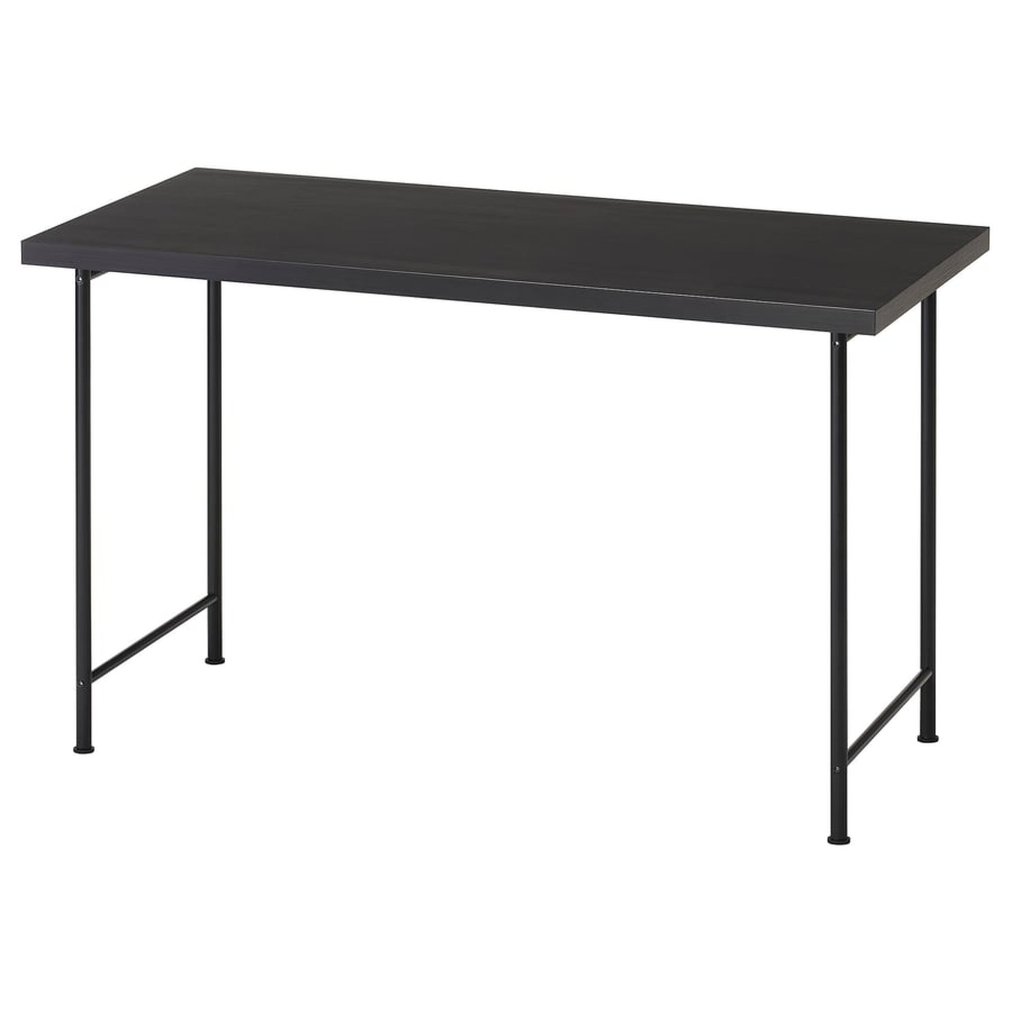 Письменный стол IKEA LAGKAPTEN / SPAND цвет темно-коричневый/черный, 120x60 см 395.636.59