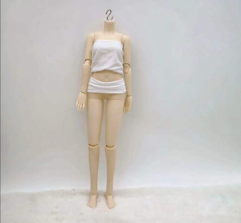 Пластиковое шарнирное тело для кукол BJD 1/4, цвет S hock 52.3CM body