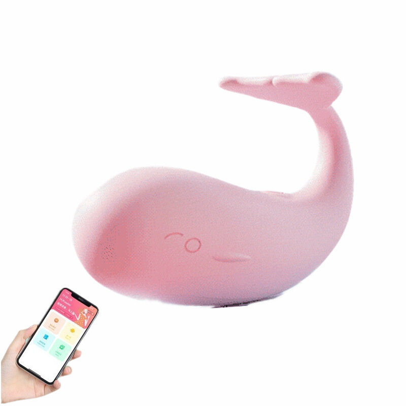 Miji Pipi Whale Vibrator App Remote Wireless Control Мобильный телефон Носимая женская мастурбация