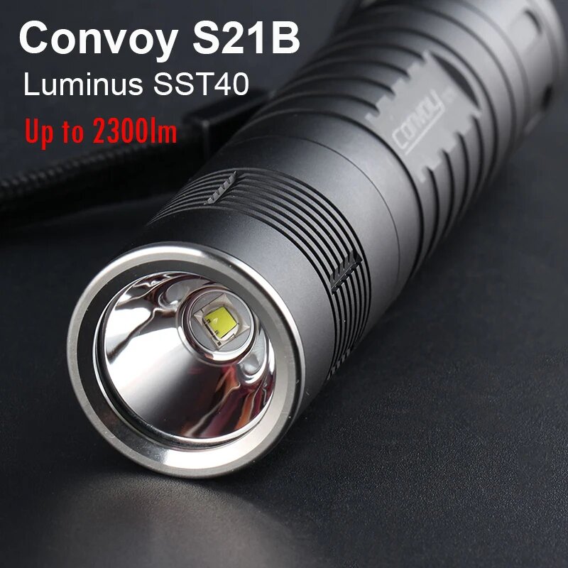 Фонарик CONVOY S21B SST40 белый