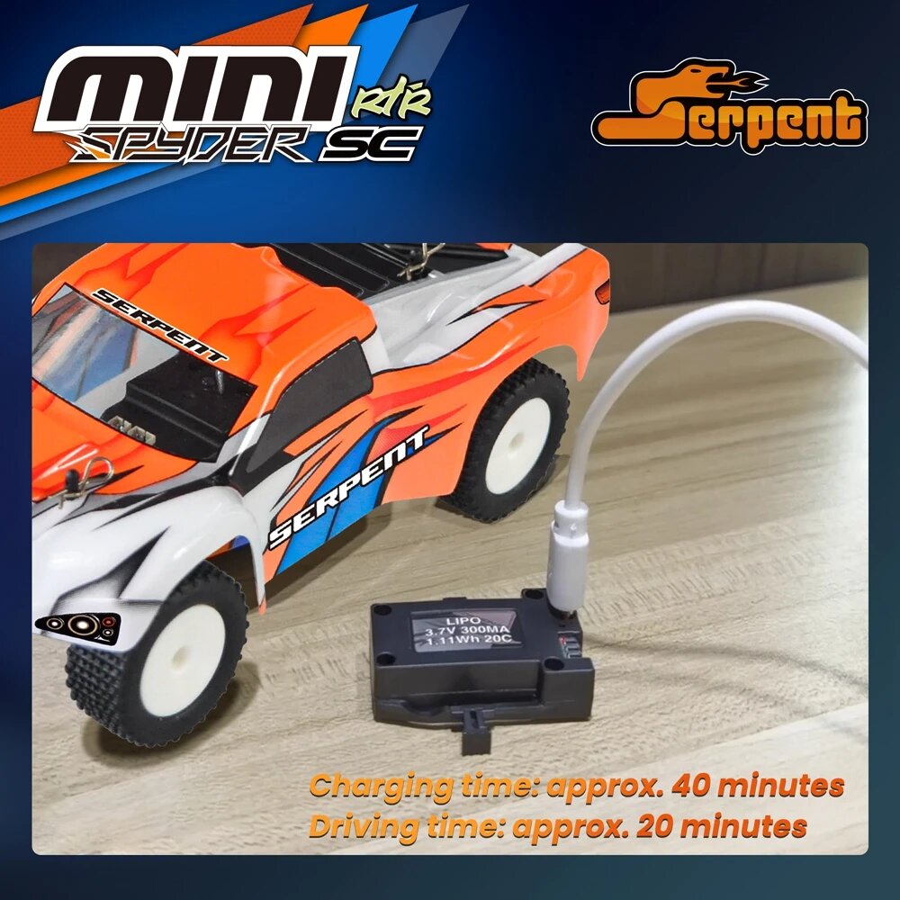 Serpent Mini RC Car 2.4ГГц — фото 1