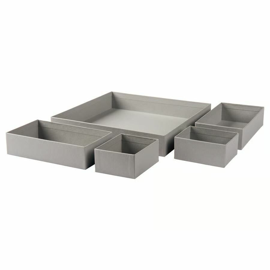 Коробки для хранения IKEA GRASIDAN, 5шт