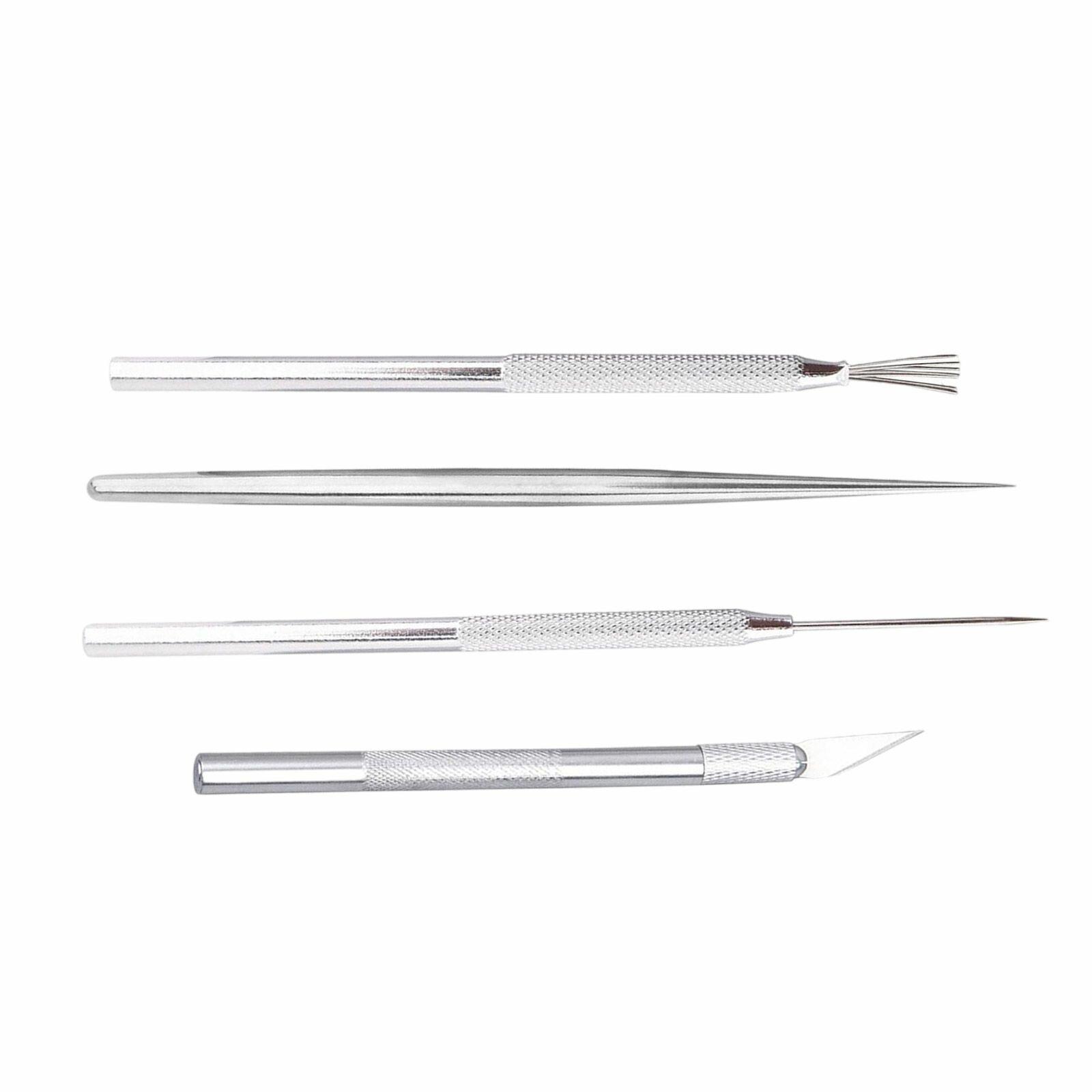 Набор из 4 инструментов для ручной работы с глиной эргономичный дизайн