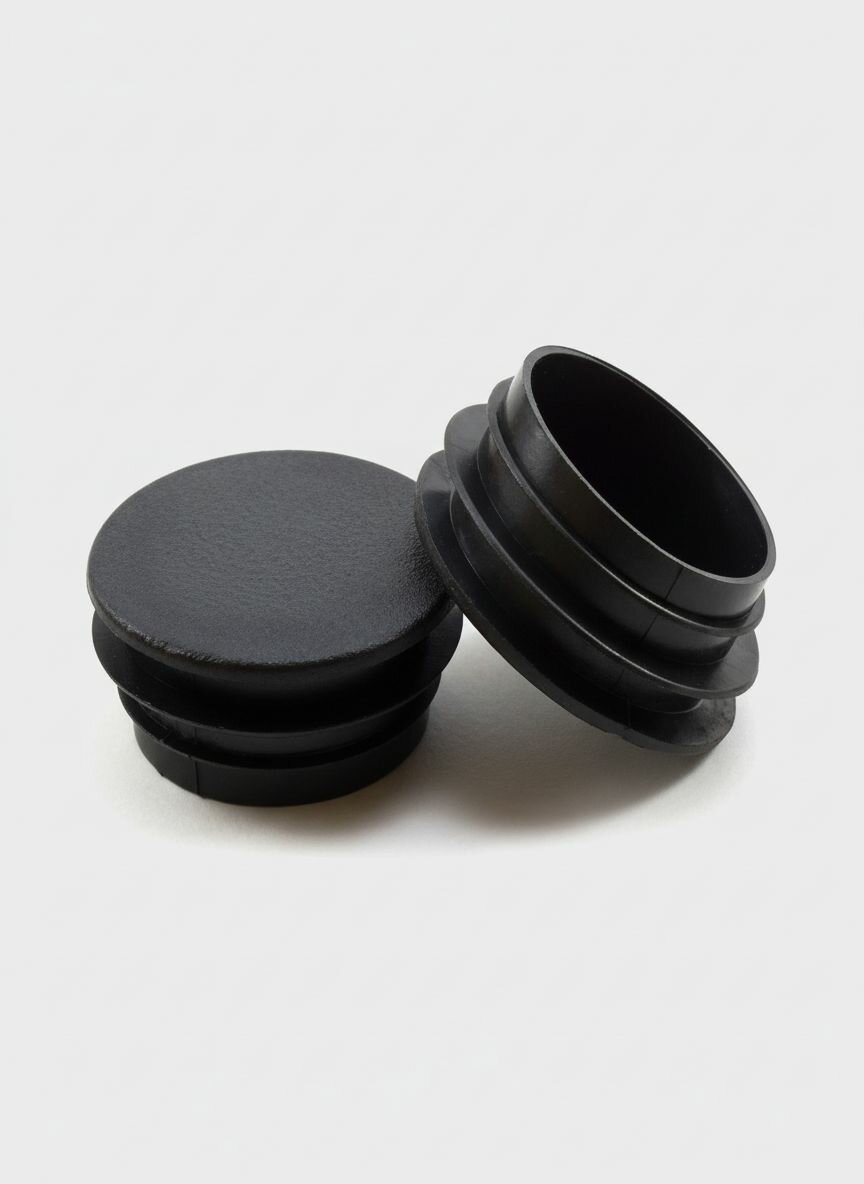 Заглушка Д 57 мм для металлической круглой трубы -20 шт Alistek