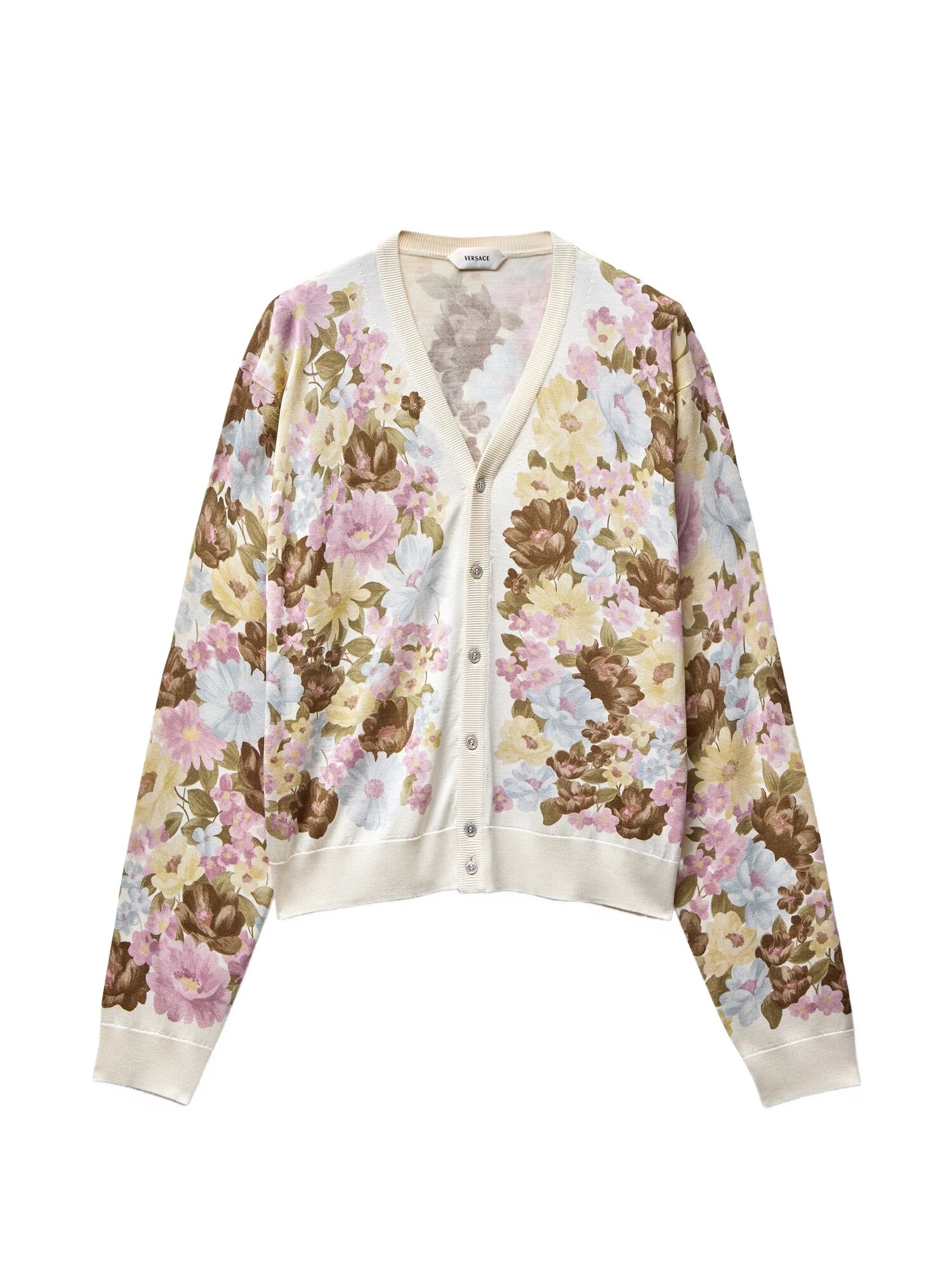 Кардиган Printed silk knit cardigan
