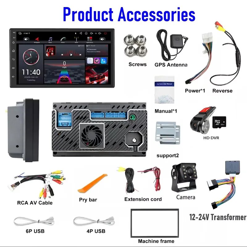 12-24 В 7 "для Isuzu N Series (NNR/NPR/NPS/NQR) грузовик автомобильная 7168 8-128GB AM DVR