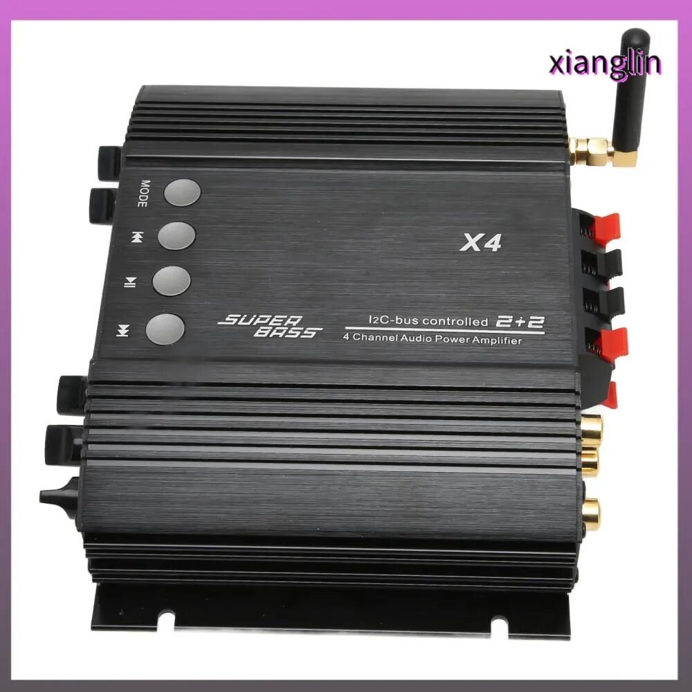 Bluetooth усилитель, HiFi качество звука и прочный корпус из алюминия, для использования с телевизорами и компьютерами Англосаксонские