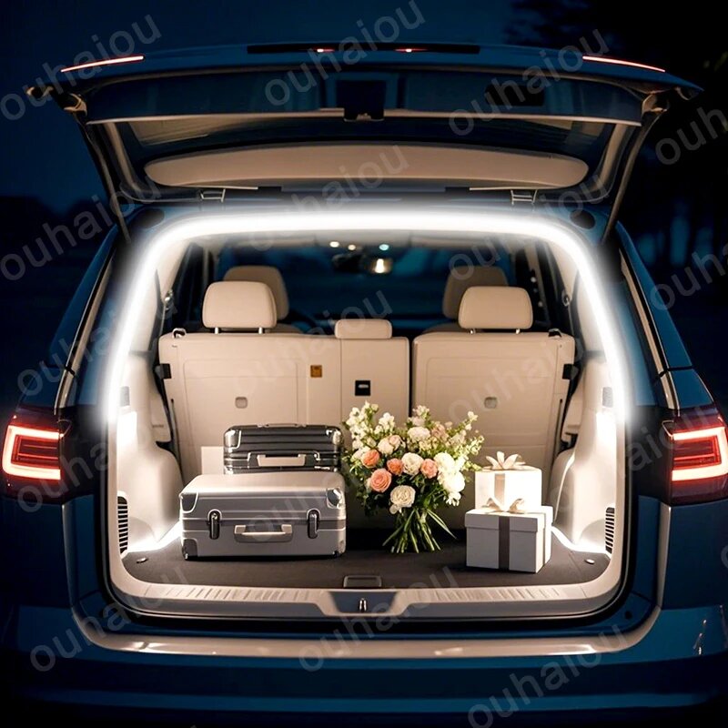 Светодиодная подсветка багажника для Tiguan L 2022-2024, Half set white