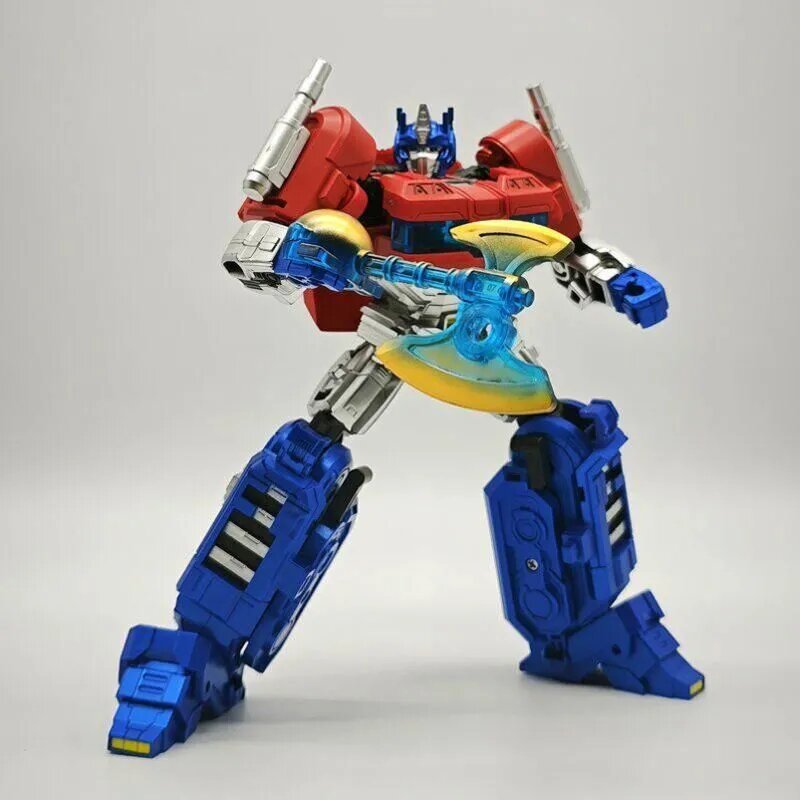 Трансформер Optimus Prime Оптимус прайм TW-1035, трансформер робот для мальчика, красный, пластик, 18 см — фото 1