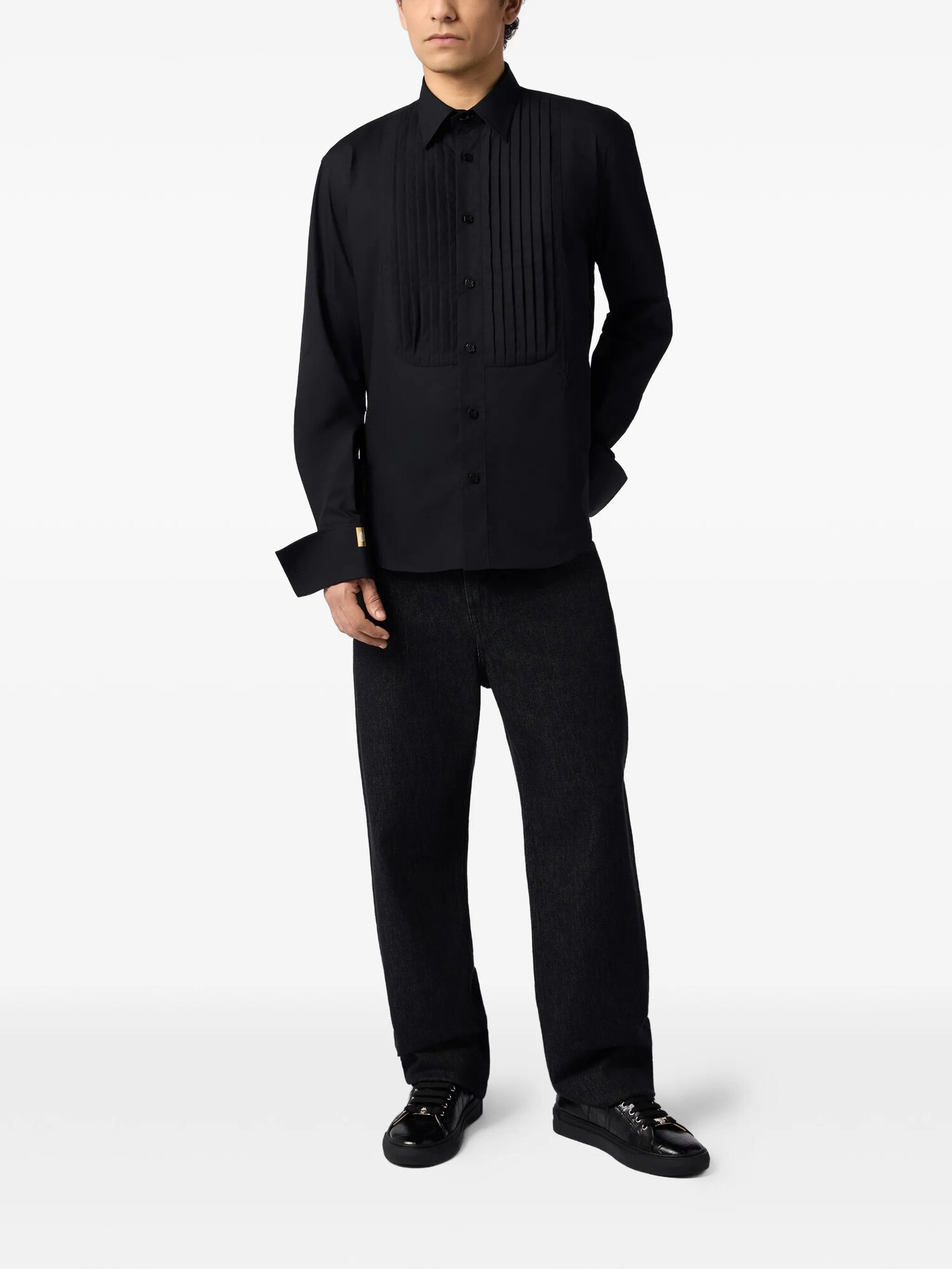Рубашка Billionaire Pleated shirt, размер XL — фото 1