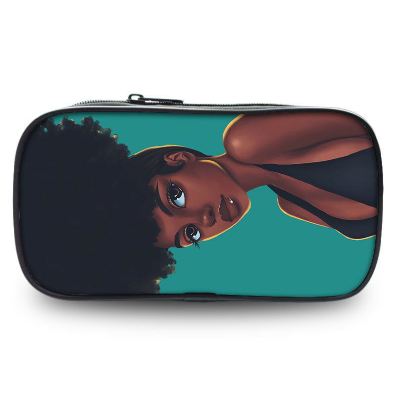 Карандашница для детей casual с прочным нейлоновым материалом для школьных принадлежностей и подарка золото