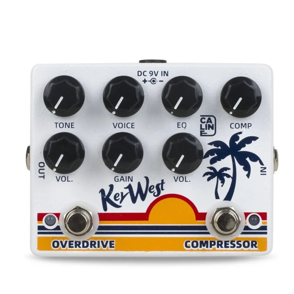 Педаль эффектов для электрогитары и бас-гитары Caline DCP-05 KEY WEST Compressor Overdrive