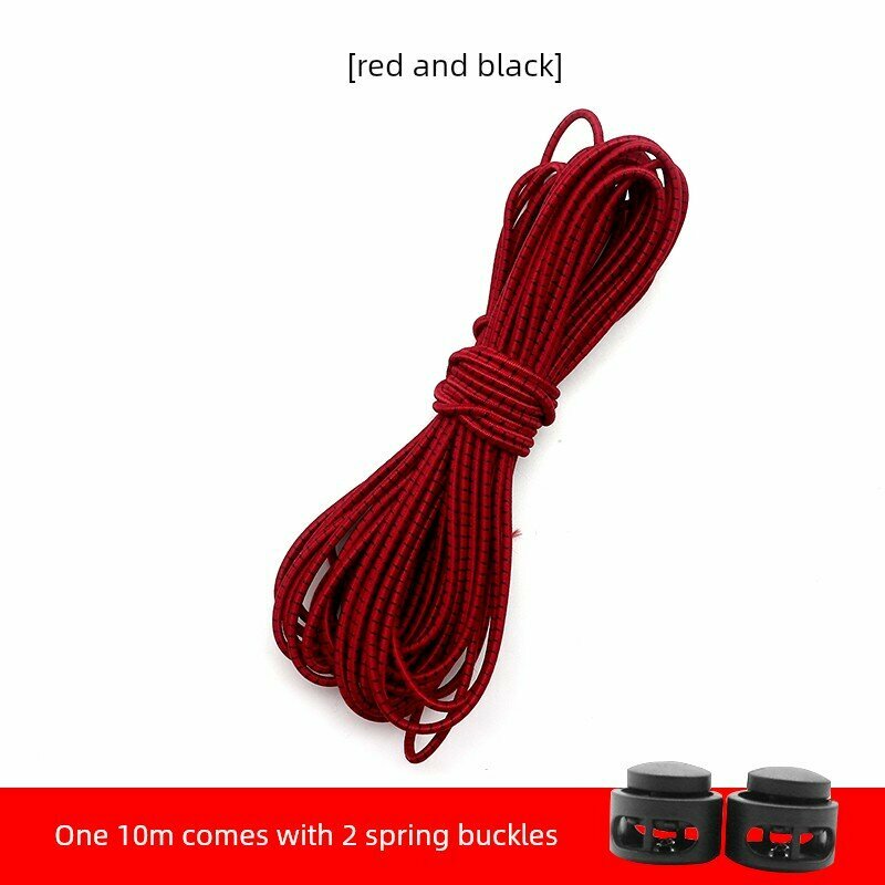 Аксессуары для круглой эластичной ленты, высокоэластичная резинка, тонкая эластичная веревка, аксессуары, черно-белая