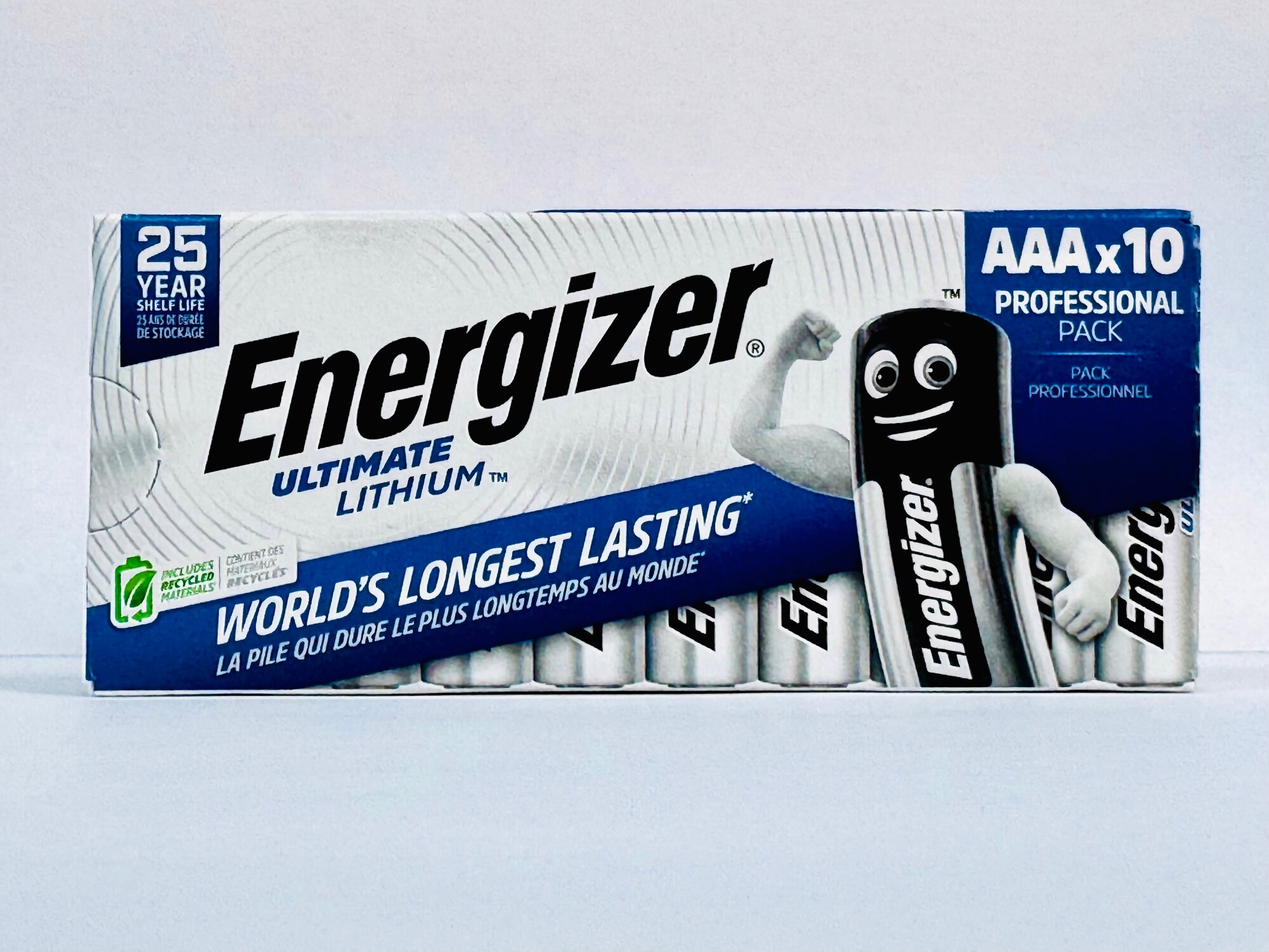 Батарейка Energizer Ultimate Lithium R03/AAA (L92) DP10 (10) шт. в упаковке, 7638900343533