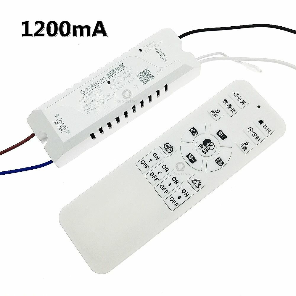2,4 г интеллектуального источника питания DC24V 600-3000MA 2PIN Color Parallel Led Driver GM-LXTM-F