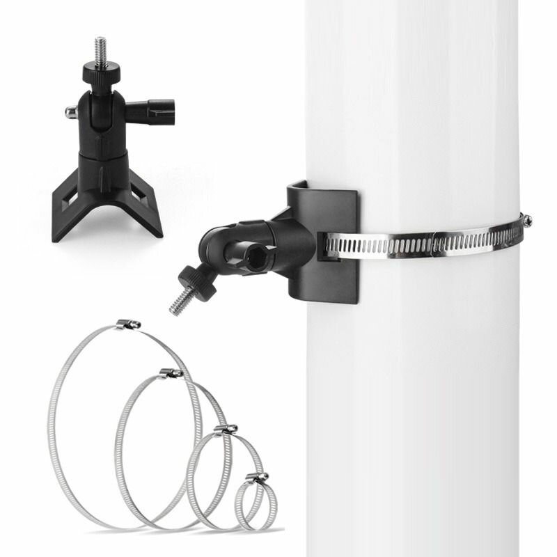 Универсальный кронштейн для уличной камеры, 360 регулировка, нержавейка + ABS, чёрный