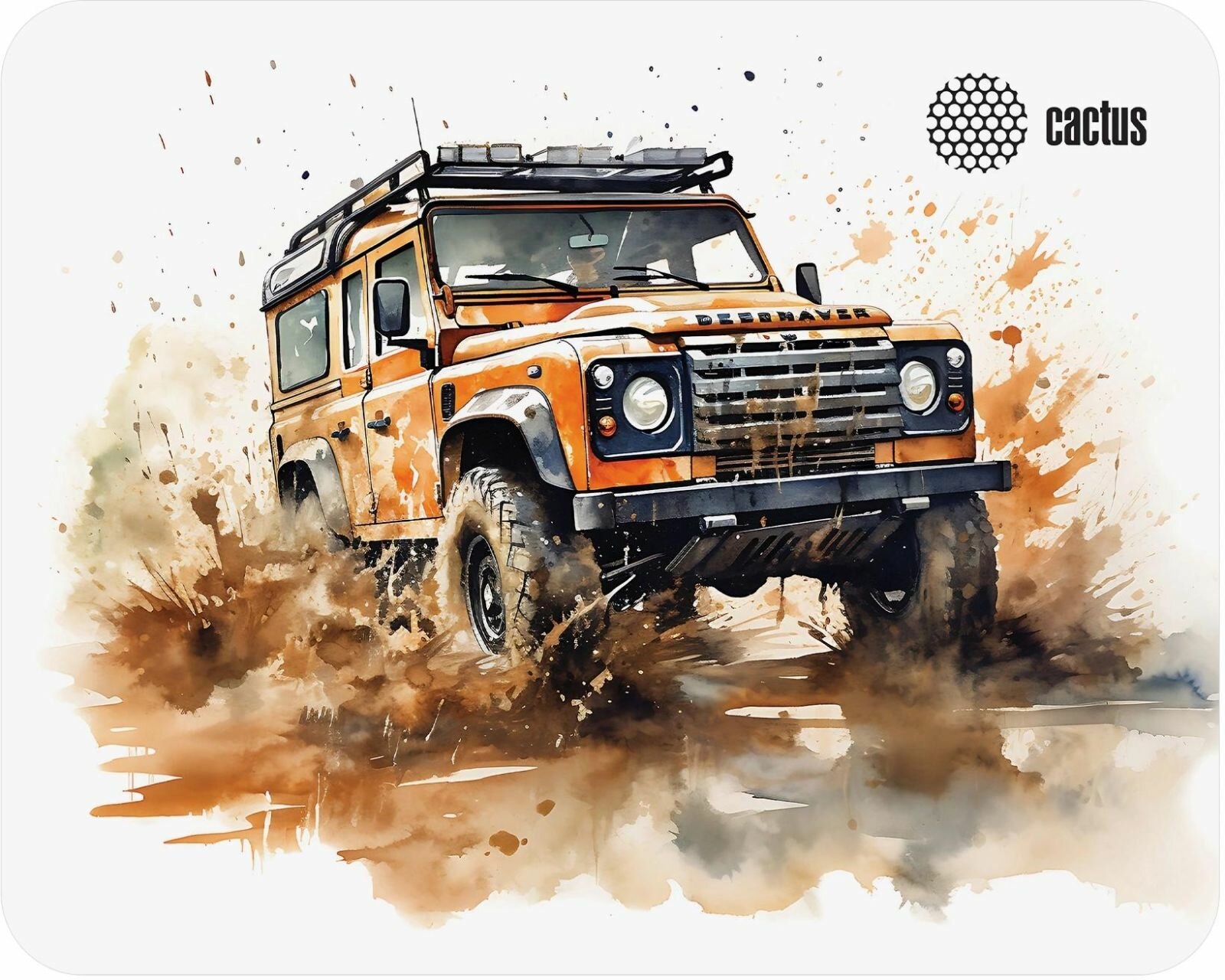 Коврик для мыши CACTUS Jeep, размер 250х200х3 мм, основа резина (CS-MP-D11S)