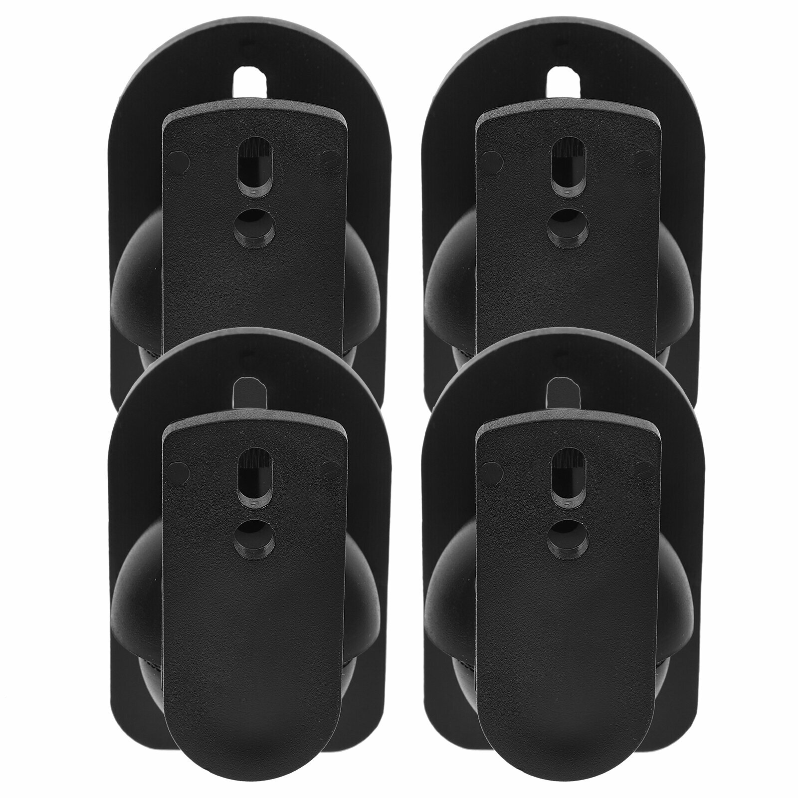 Пластиковые крепления для настенного монтажа аудиоколонок, 4 шт, черные, для машины