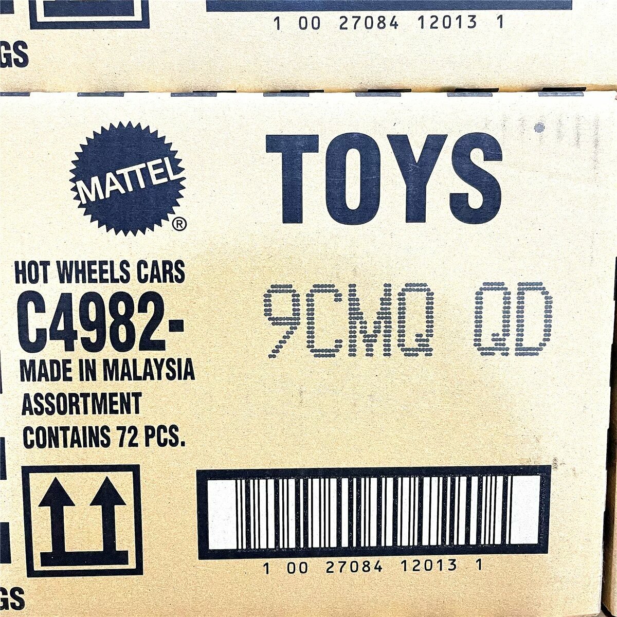 Коробка Hot Wheels с алюминиевыми моделями спортивных автомобилей, серия 25Q, 72 шт. в оригинальной упаковке,