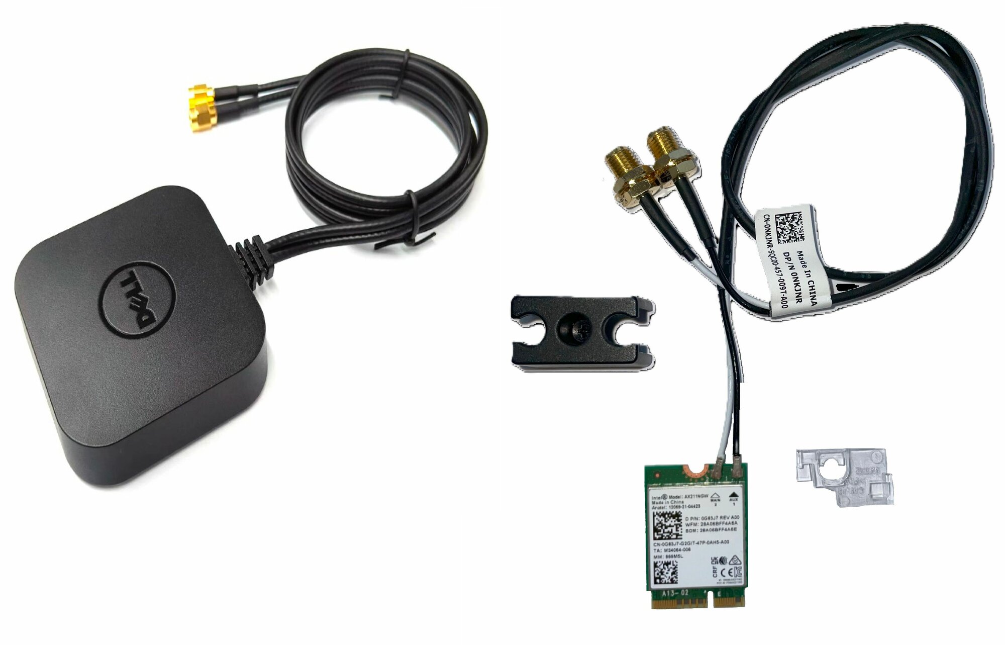Комплект Wi-Fi-адаптер с Bluetooth AX211NGW с двухдиапазонной WI-FI-антенной
