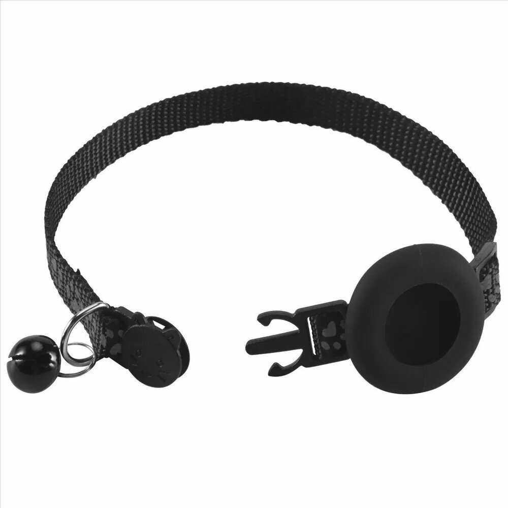 Ошейник для кошек Air Tag Cat Collar, шириной 3/8 дюйма, черный