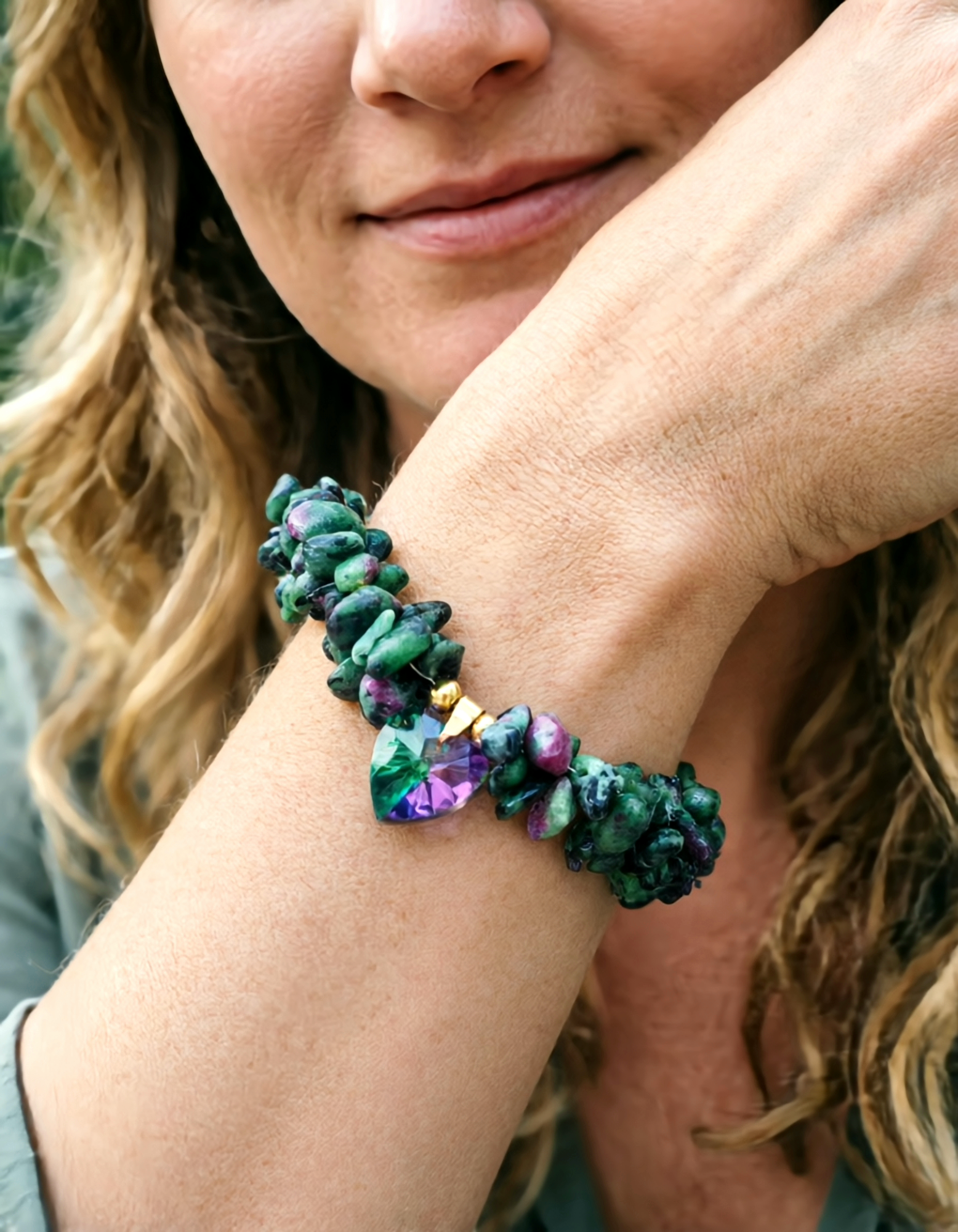 Плетеный браслет, циозит