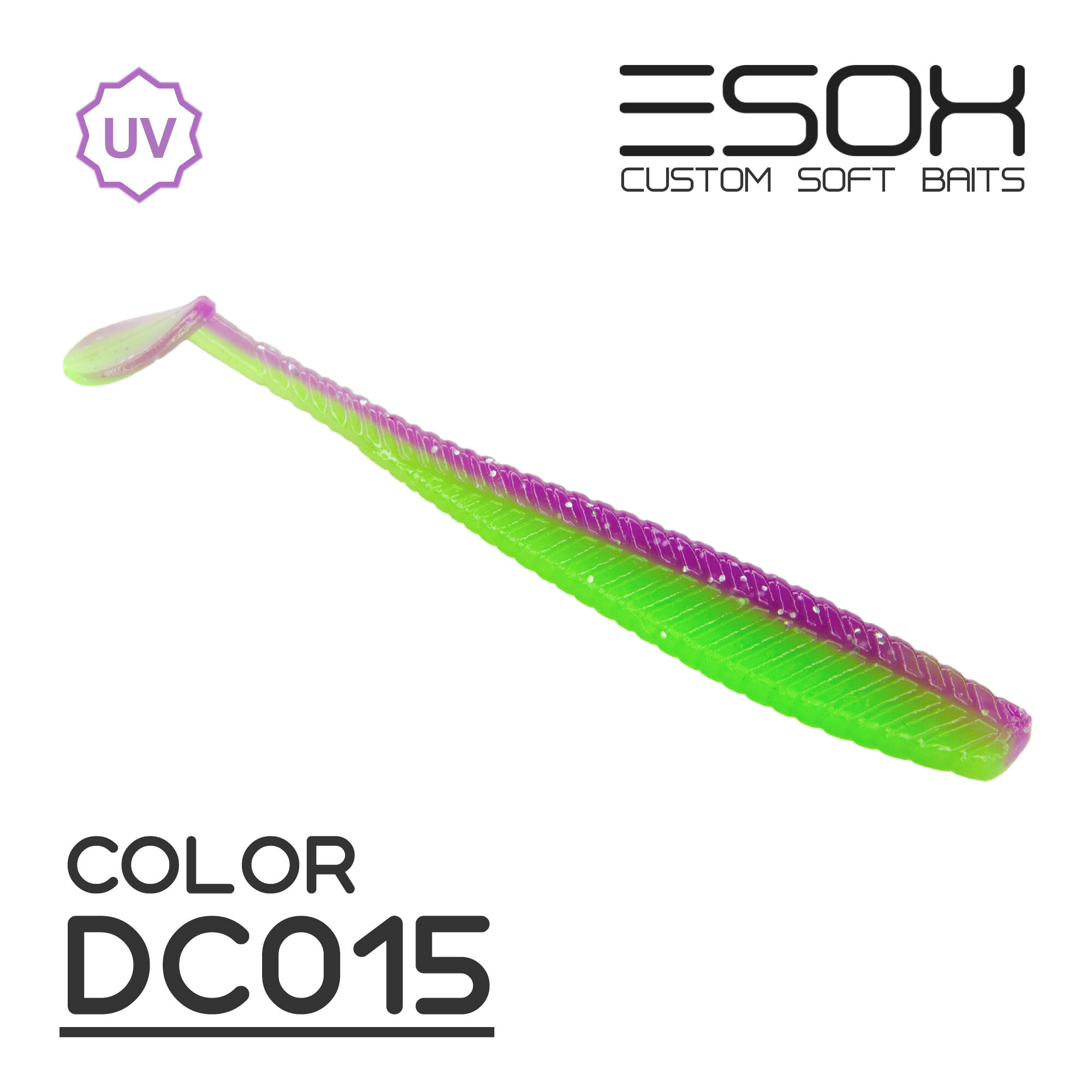 Мягкая приманка для рыбалки ESOX Tratta 3.5" (89мм) 6шт.