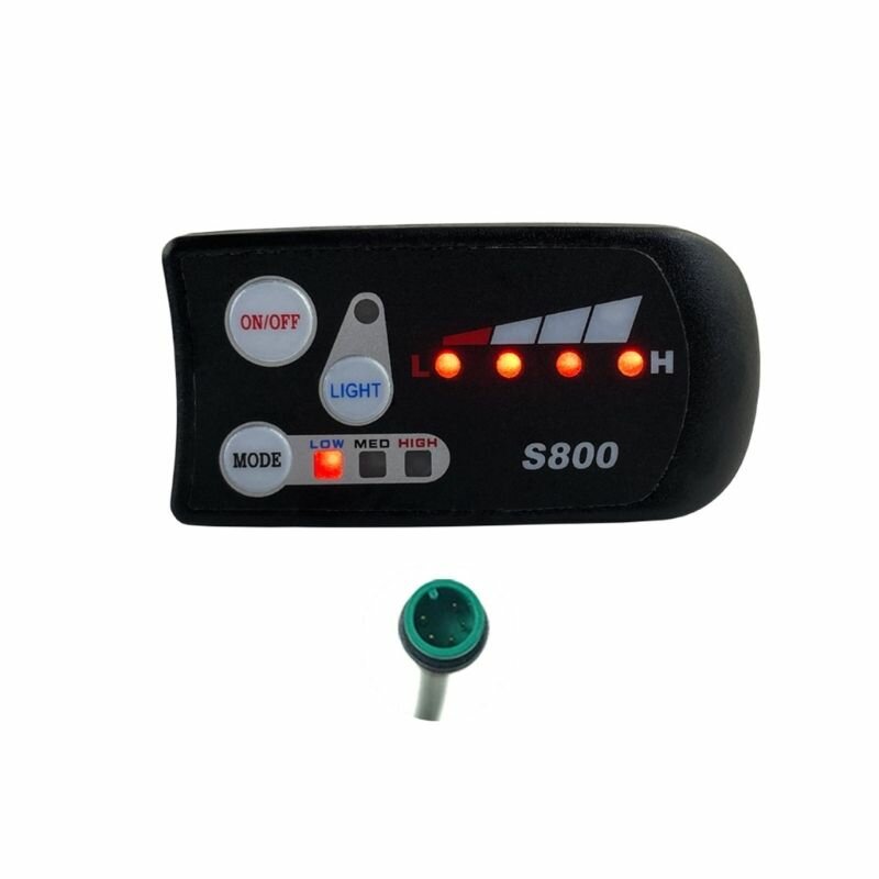 (1 шт.) Дисплей S800, 36/48V, с влагозащищенным разъемом