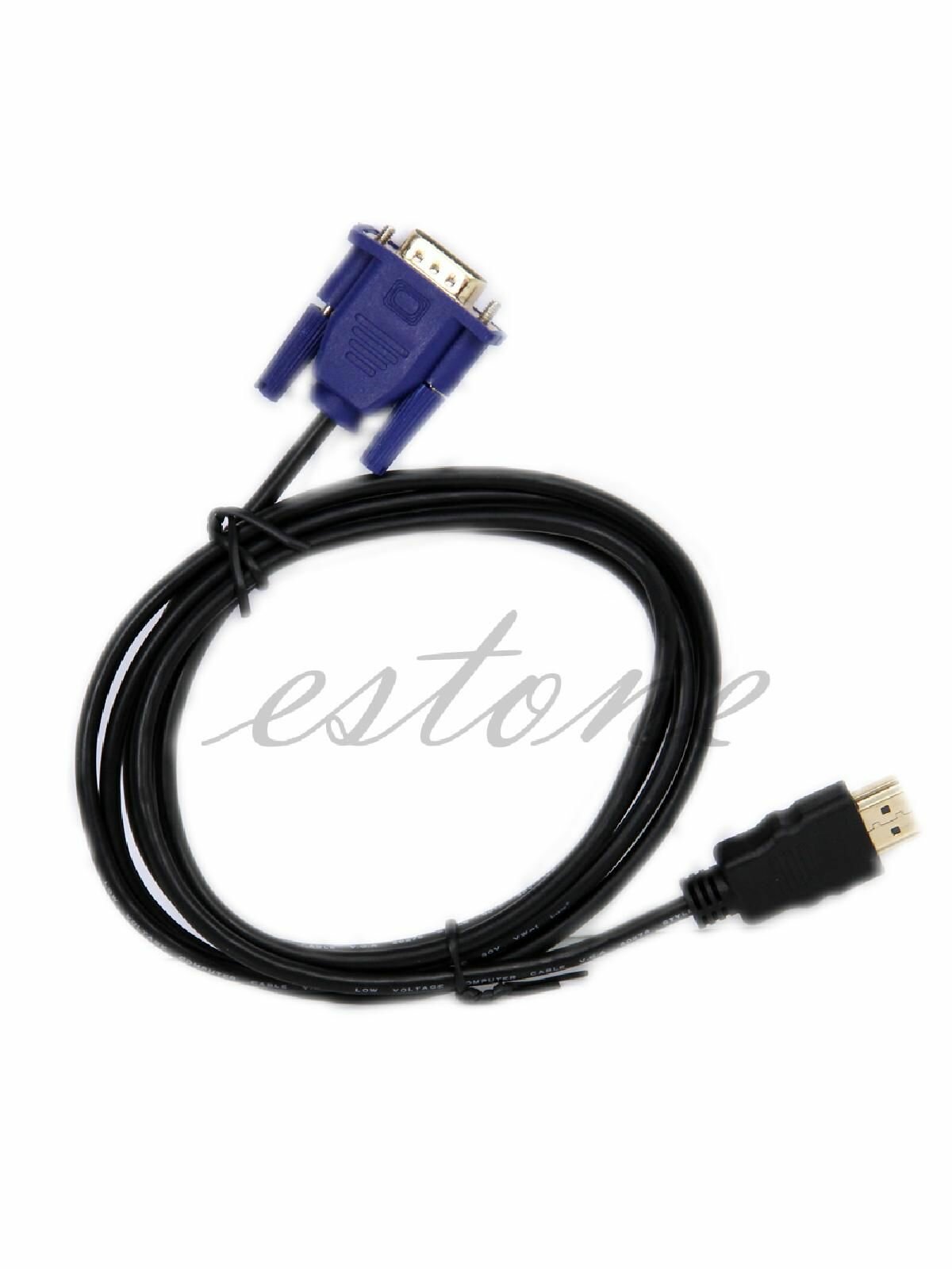 (1 шт.) Кабель-переходник HDMI VGA, 1.8 м