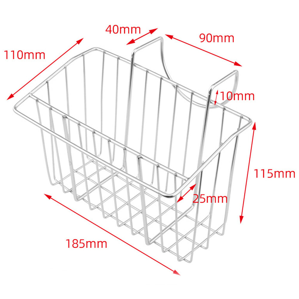 Органайзер для мойки из нержавеющей стали с креплением для кухонных принадлежностей