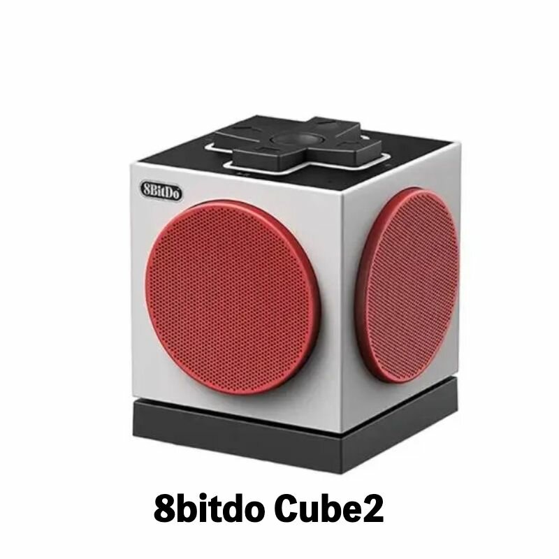8bitdo Cube2 Беспроводной динамик Bluetooth BT5.3 с низкой задержкой для игр 450g Стерео Двухканальный с микрофоном