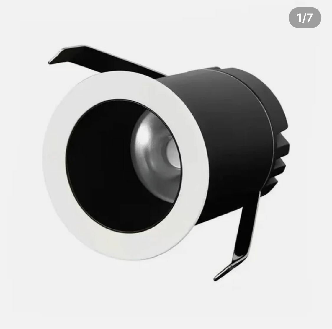 Встраиваемый светодиодный светильник D45x51 мм, SDM-UT3W-3000K-W , 2 штуки В комплекте , 3W , 3000K, белый