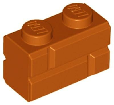 Деталь Lego 98283 Brick, Modified 1 x 2 with Masonry Profile