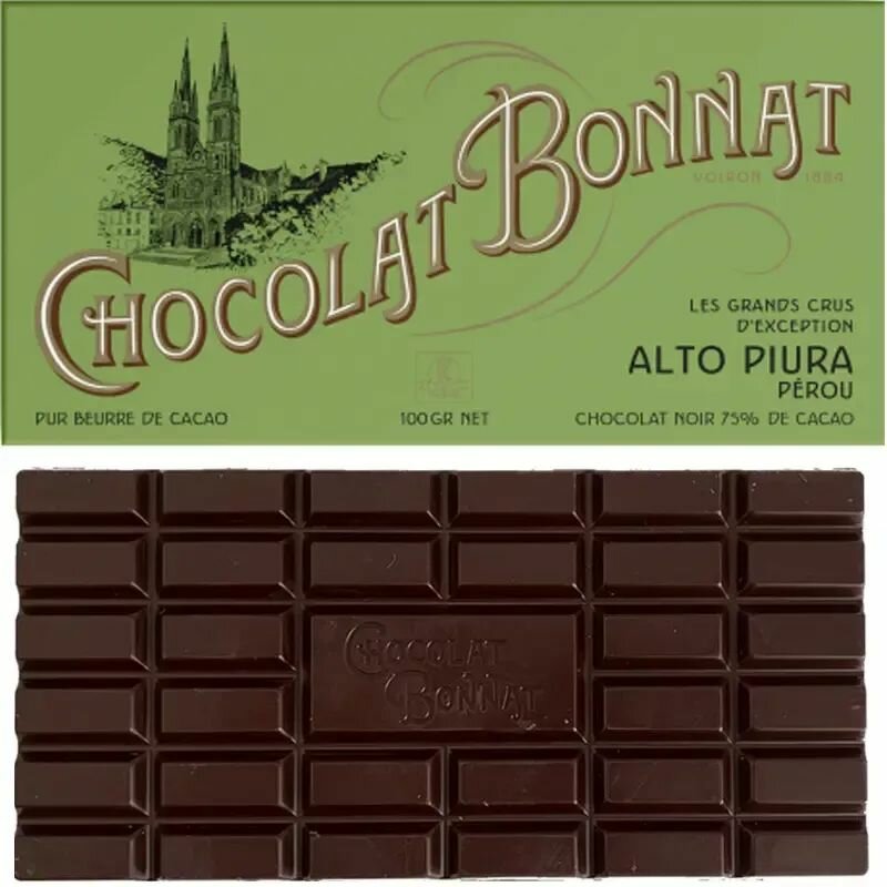 Французский темный шоколад ALTO PIURA BONNAT