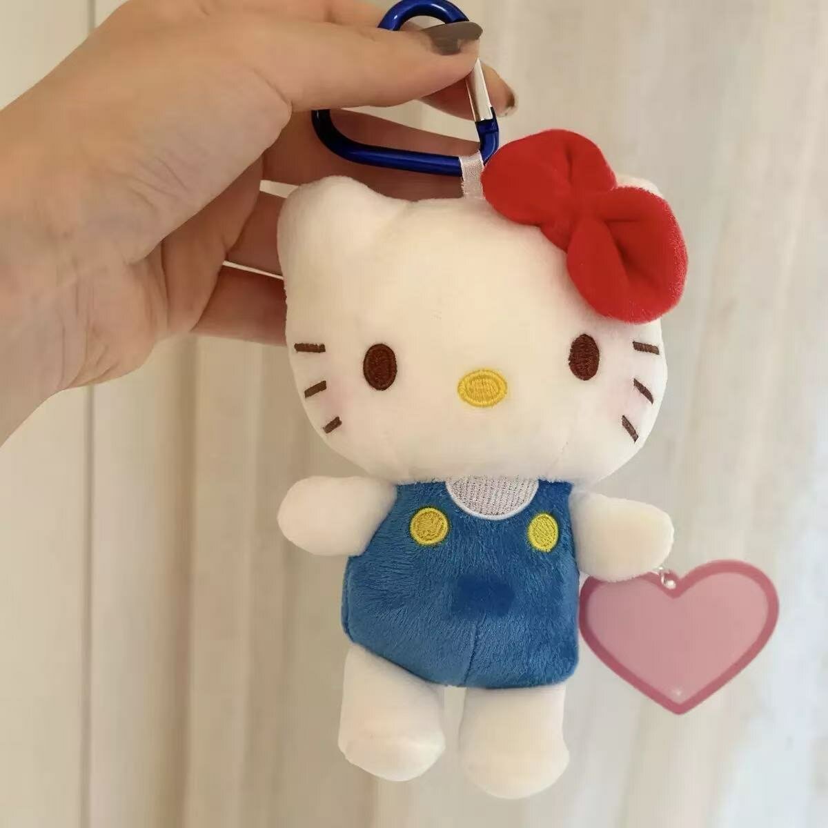 Плюшевая игрушка-брелок Hello Kitty Little Chef, подвеска на рюкзак в виде котика KT, украшение для девочек.