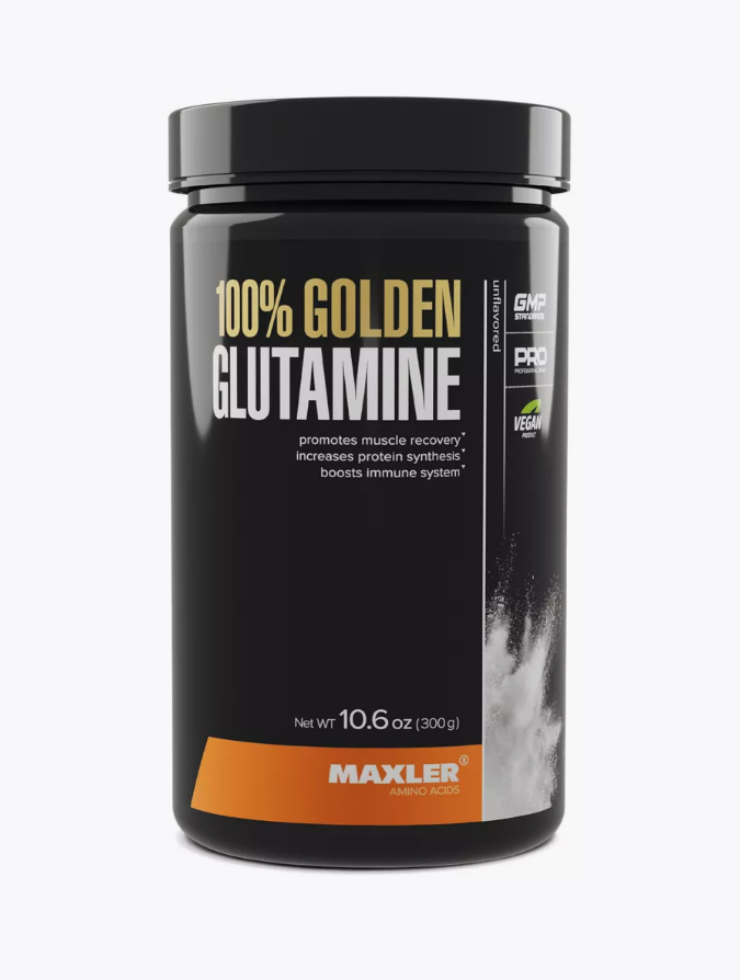 Аминокислота л - глютамин Maxler Glutamine 100% Golden - 300 гр.