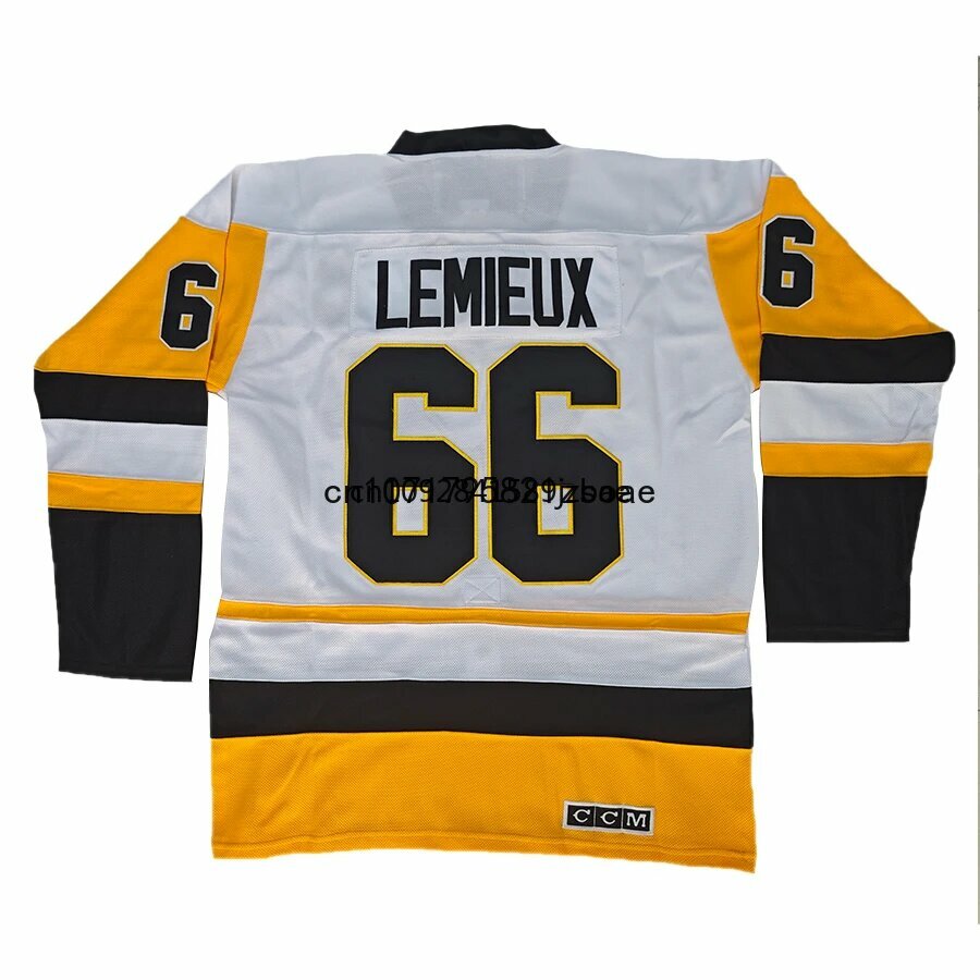 Хоккейная майка Lemieux Pittsburgh Penguins, желтая, размер M