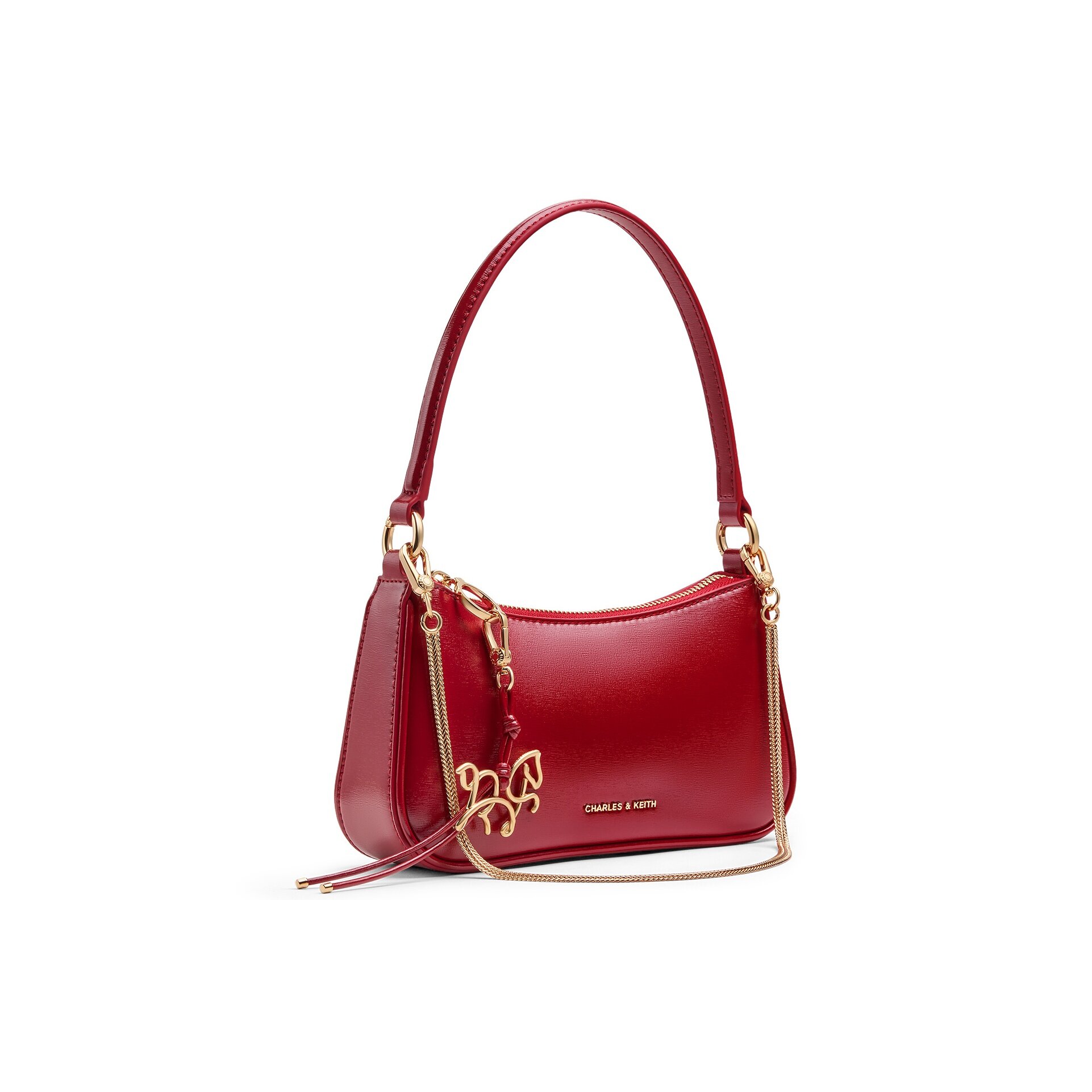 Сумка CHARLES & KEITH, фактура плетеная — фото 1