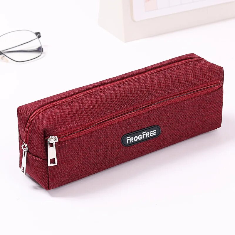 Холщовый пенал Oxford Красный, Wine Red