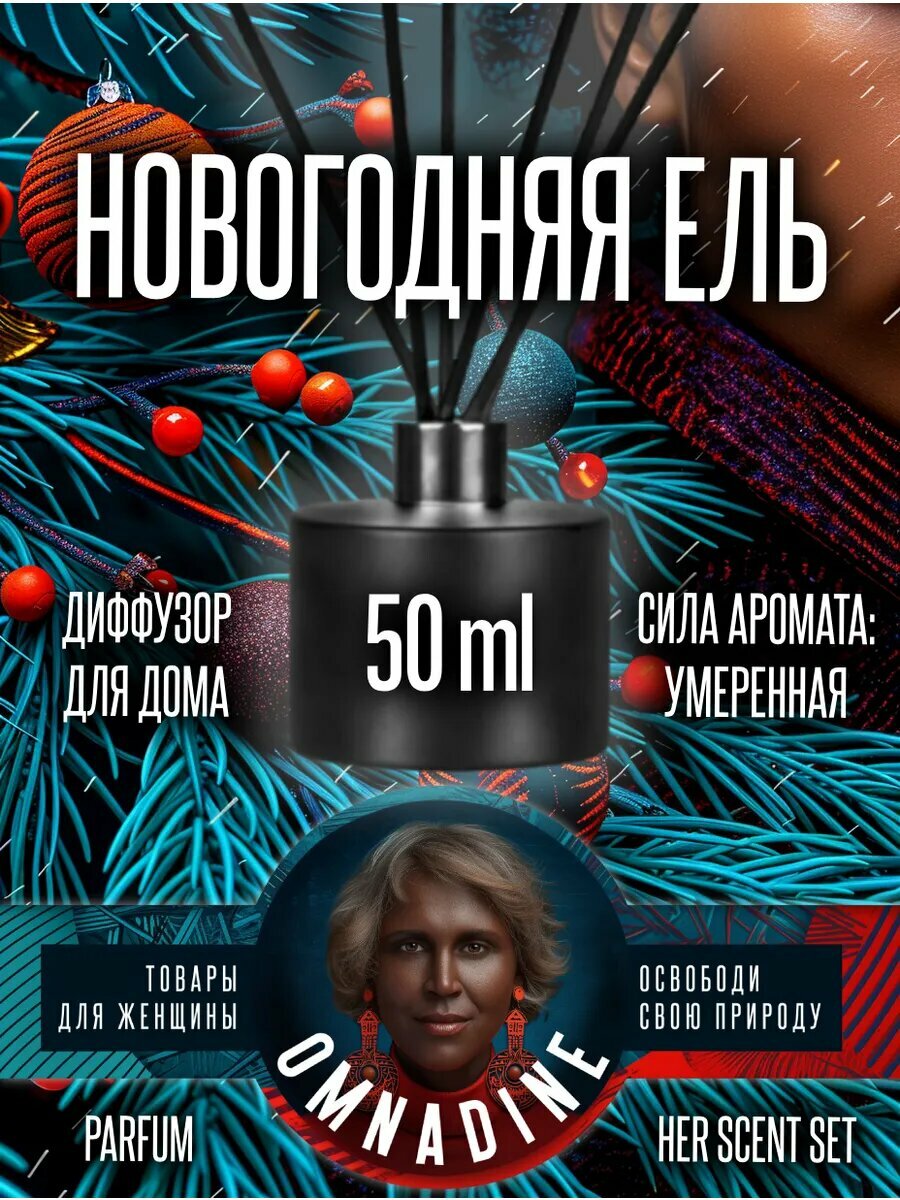 Диффузор для дома стильный флакон ель